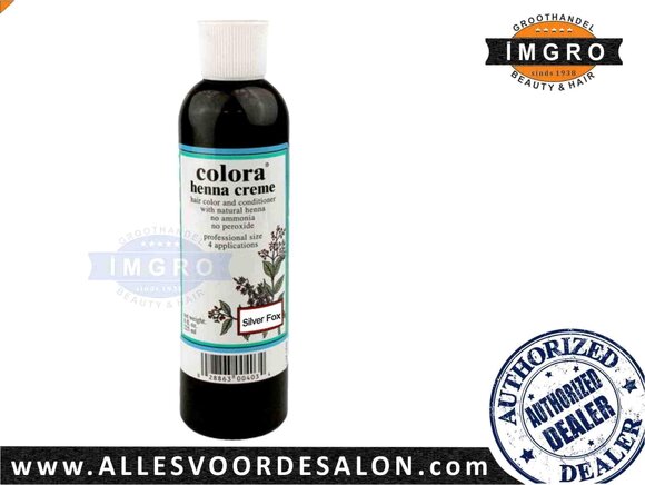 Henna Colora Cream Silver Fox 225ml - IMGRO Beauty