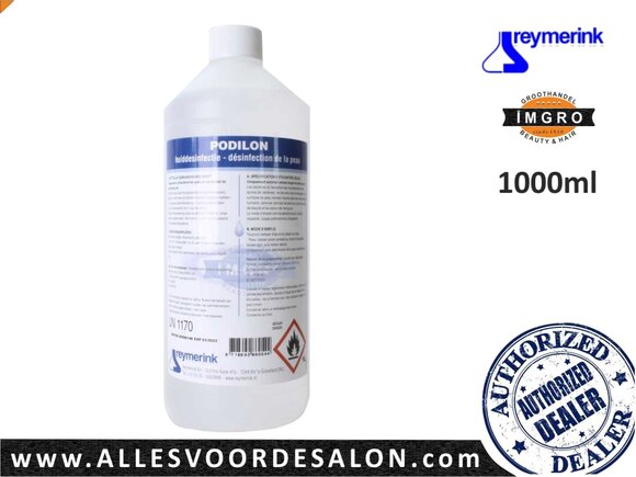 Podilon 1000ml ( Biocide 14461N)) - Huiddesinfectanten - IMGRO Beauty