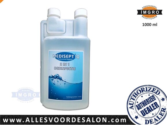 Medisept IQ 1000ml 1:100 ( Biocide 14290N) - Ultrasoon vloeistof ...