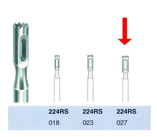 Busch frees 224-027RS (6.500 t/m) - RVS-holboren - IMGRO Beauty