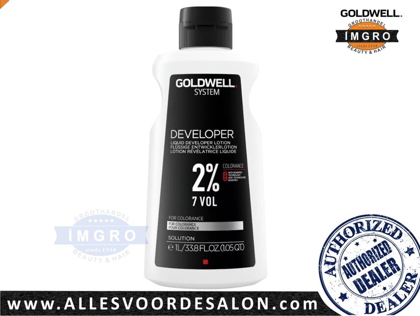 Goldwell 2% Developer Lotion tbv Colorance - Waterstofperoxides - IMGRO ...