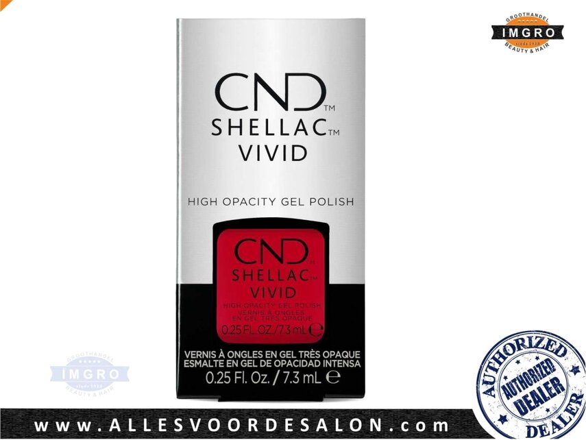 CND Shellac Vivid - Red Carpet - UV-Colorgels - IMGRO Beauty