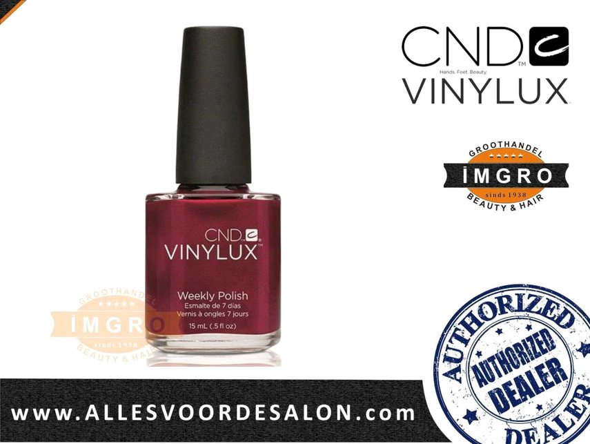 CND Vinylux Red Baroness #139 - Nail polish - IMGRO Beauty