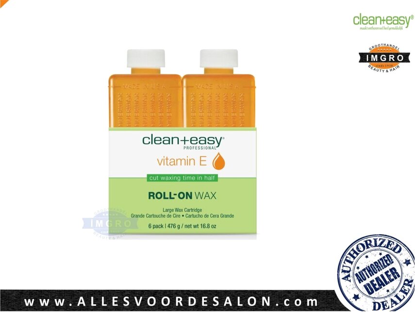Clean+Easy Resin Refill Natural-Vitamin E (6 St) Leg - IMGRO Beauty