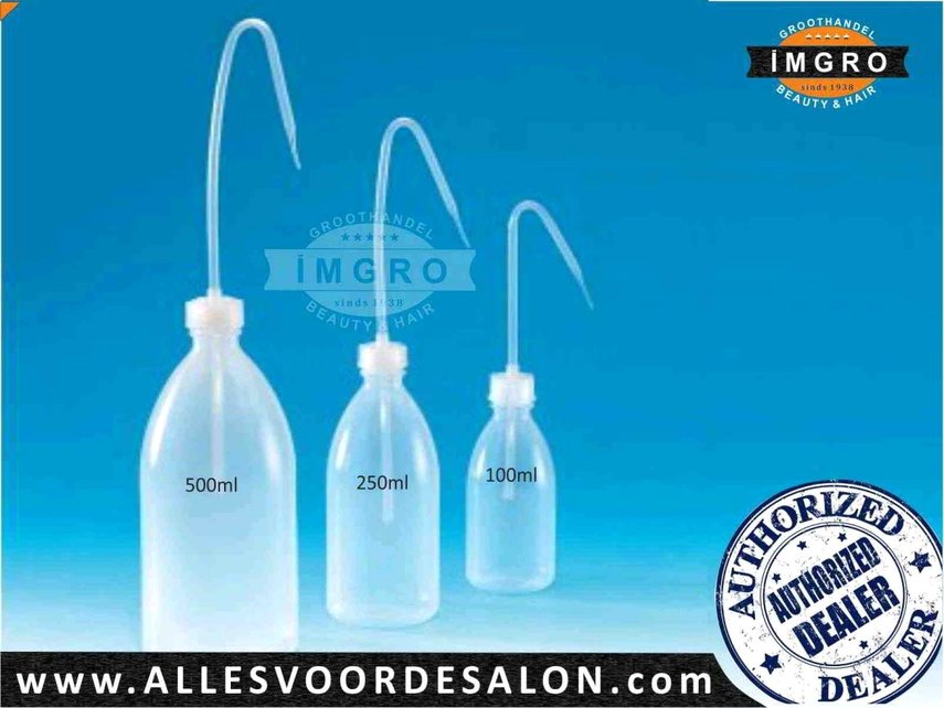 Kautex Lege knijpfles à 500ml met spuit - Flessen met spuit - IMGRO Beauty