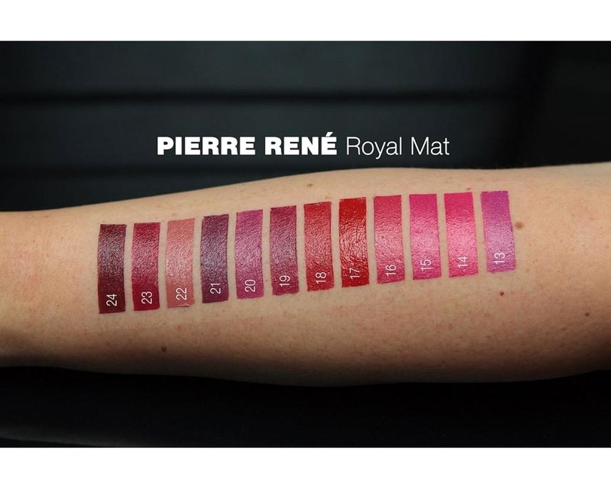Pierre Rene Royal Mat Lipstick #21 Elegance Plum - Sticks, pencils ...
