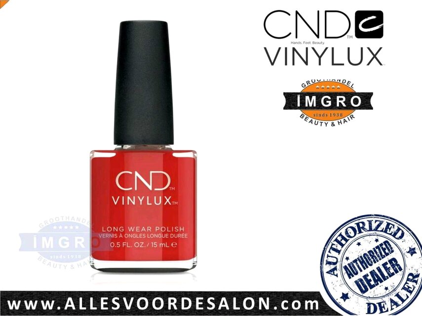 CND Vinylux Devil Red - Nail polish - IMGRO Beauty